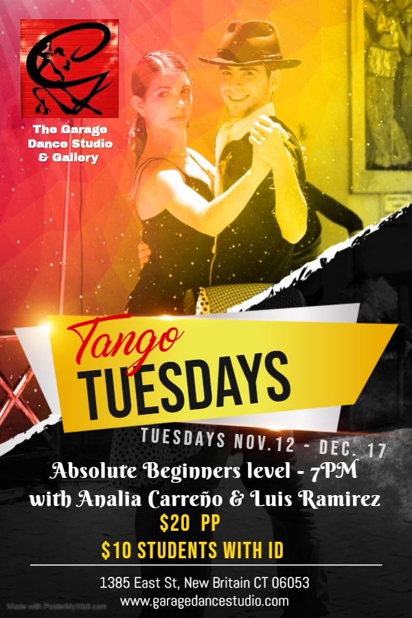 HARTS ABC Tango – Absolute Beginners Class of Tango | The Garage Dance Studio